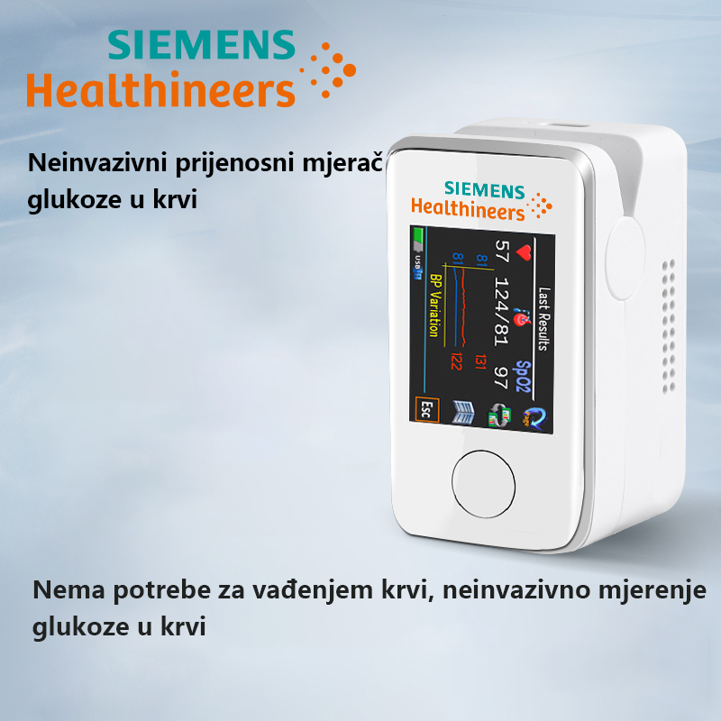 Siemens neinvazivni multifunkcionalni mjerač glukoze u krvi (precizno ...